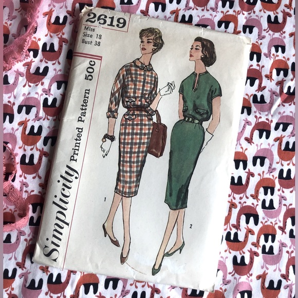 Vintage | Other | 96s Simplicity 2619 Sewing Pattern Size 18 | Poshmark